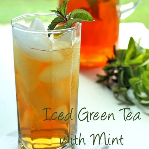 Iced Green Tea with Mint - Healthy Ideas Place