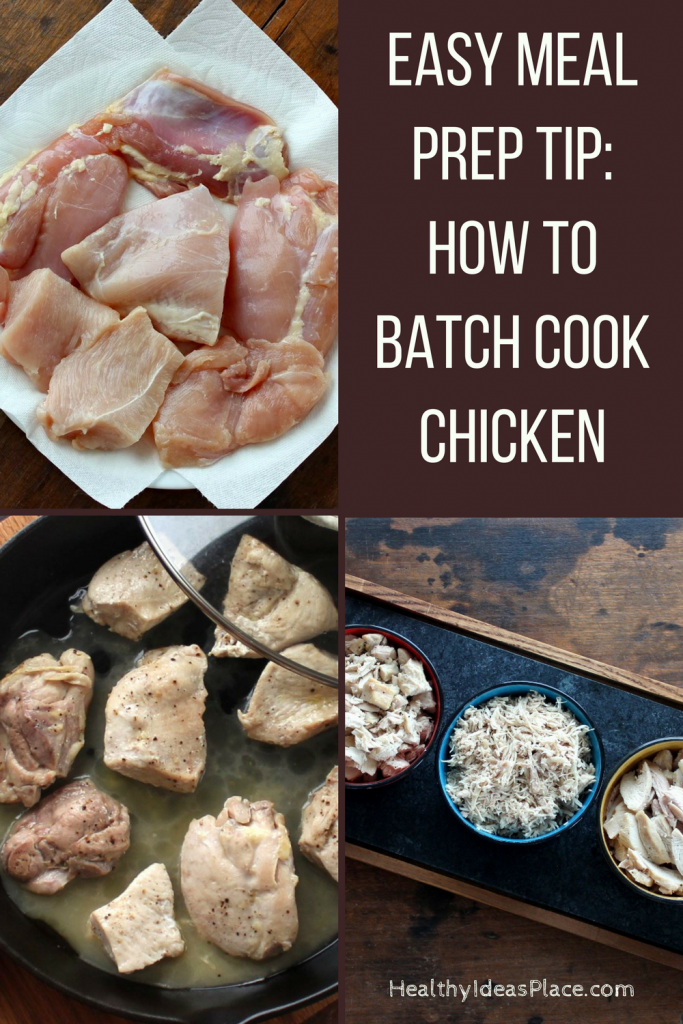 Easy Meal Prep Tip: How to Batch Cook Chicken - Healthy Ideas Place