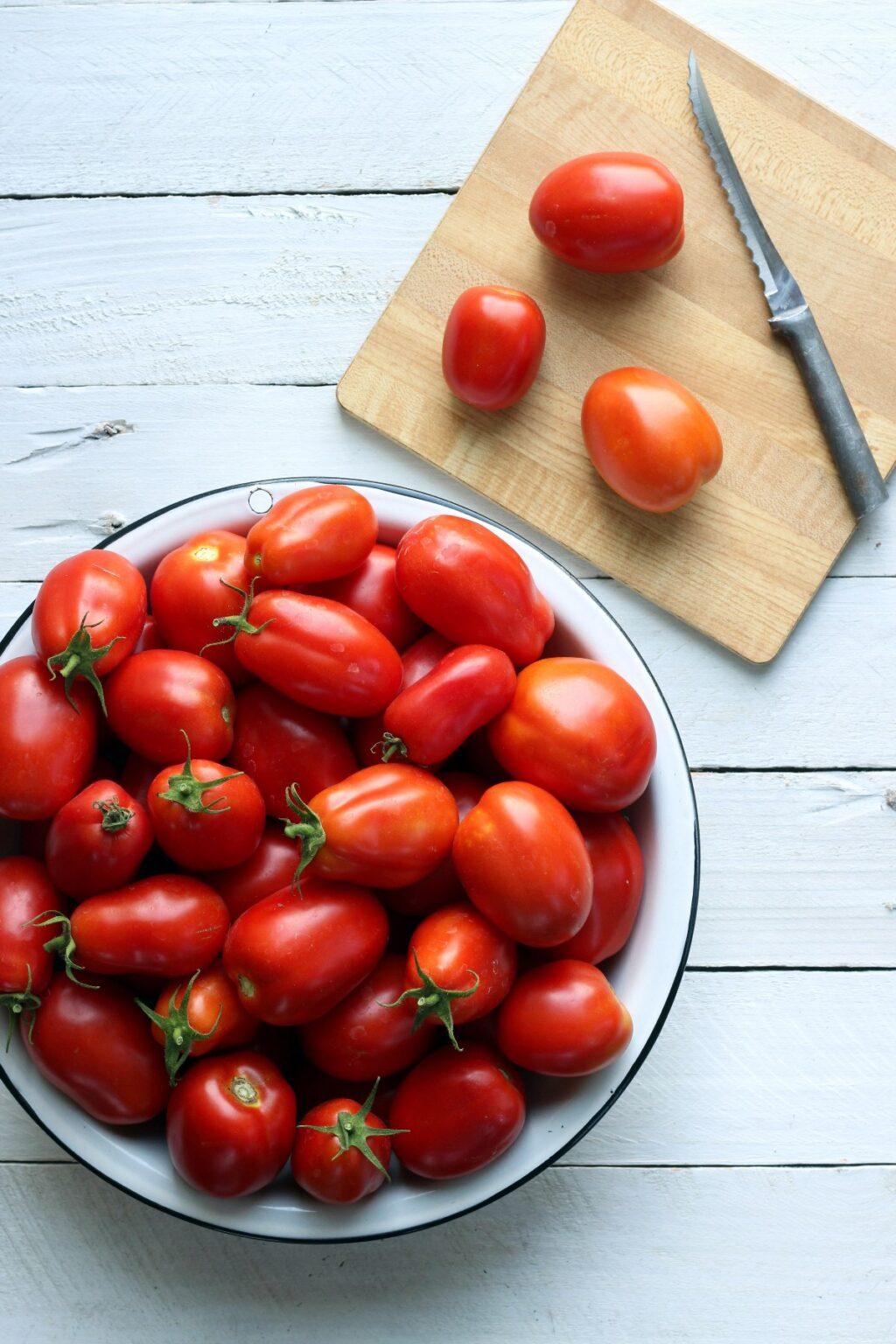 Easy Roasted Tomatoes for Sauce and Freezing
